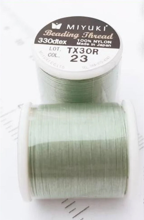 Miyuki Nylon Beading Thread, White (1), Glass, Japan – bcv.glass