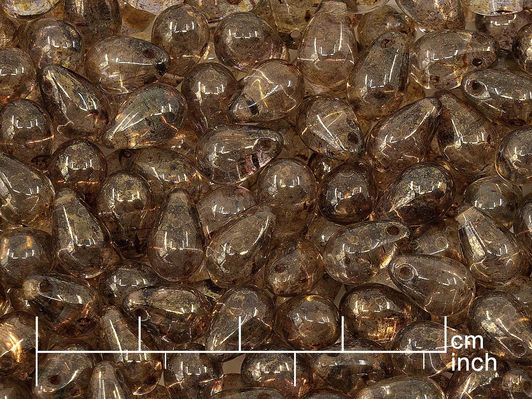 OUTLET 250g Drop Beads, 6 x 9 mm, Crystal Senegal Violet (111-69004-06 ...