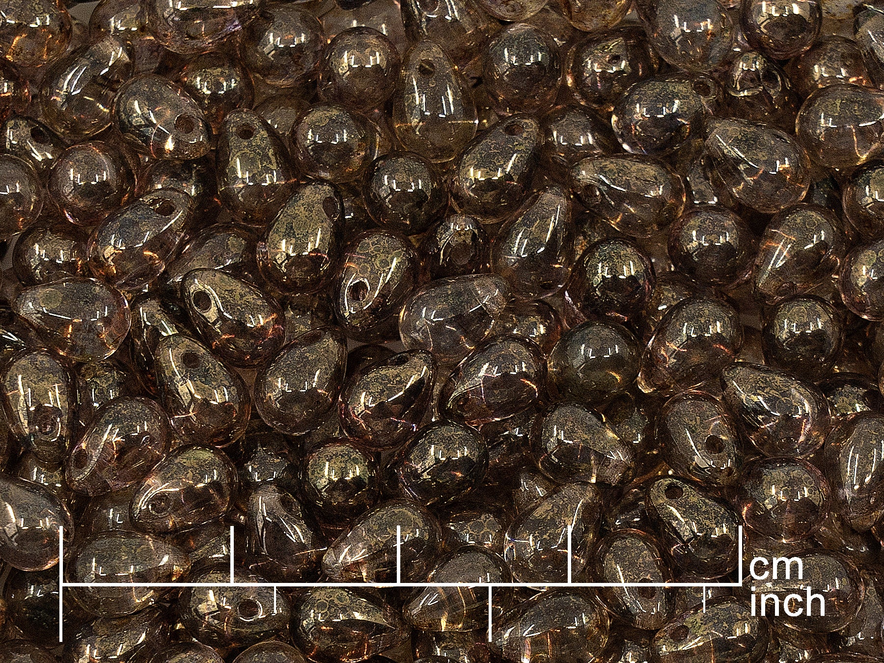 OUTLET 250g Drop Beads, 5 x 7 mm, Crystal Senegal Violet (111-69004-05 ...